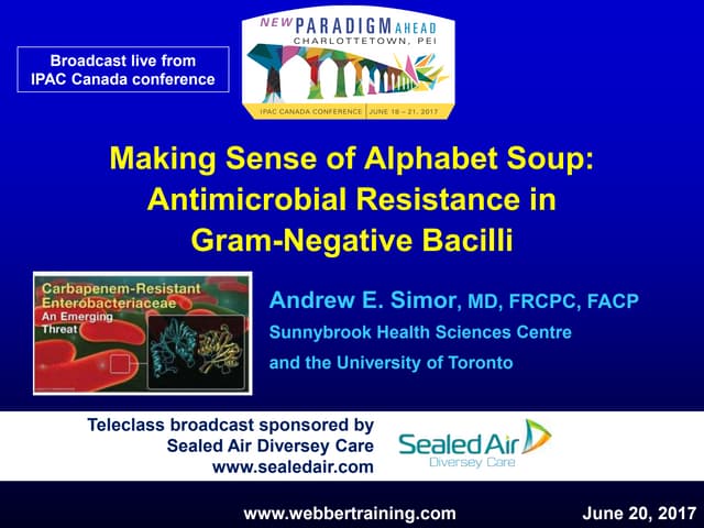 Antimicrobial Resistance In Gram Negative Bacilli Slidespptx