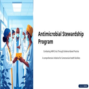 Antimicrobial-Stewardship-Program in the world | PPTX