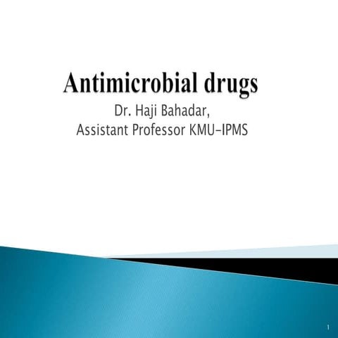 Antimicrobial drugs class | PPT