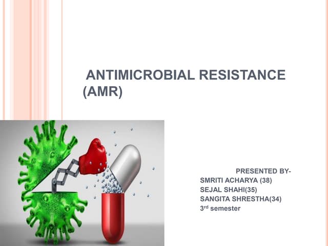 Antibiotic resistance | PPT | Infectious Diseases | Diseases and Conditions