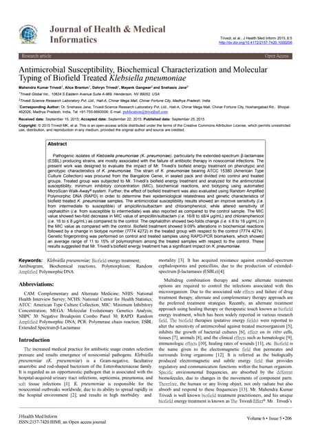 Biochemical Characteristics of Staphylococcus aureus | PDF