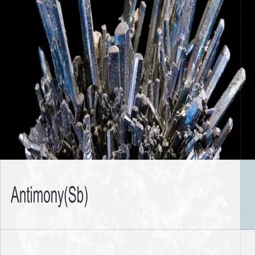 Antimony general properties toxicity.pptx