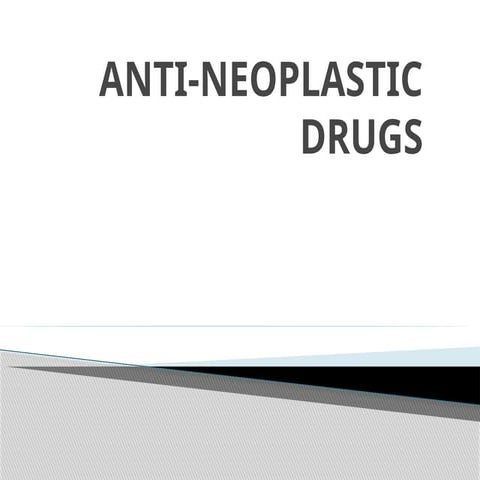 CLASSIFICATION OF ANTI - CANCER DRUGS.pptx
