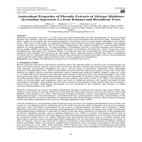 Estimation of total phenols | PPTX