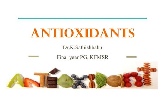 Antioxidants.pptx | Chemistry | Science