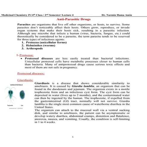 Nitrogen Mustards -Medicinal Chemistry --------College of Pharmacy | PDF