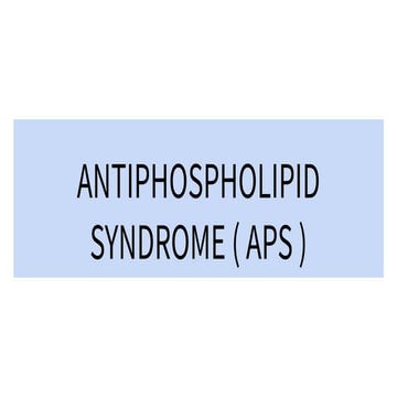 Anti phospholipid syndrome - Important Points.pdf