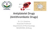 Antiplatelet drugs | PPT