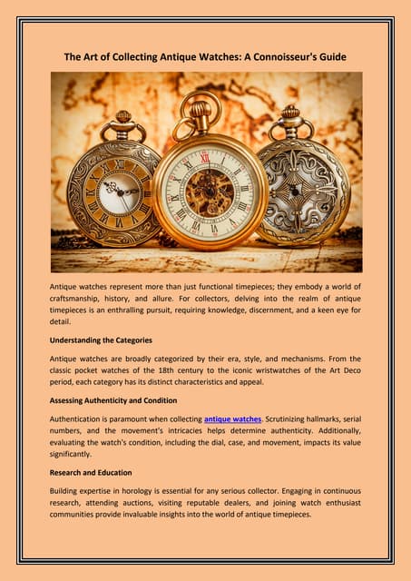 Types of Antique Clocks | PDF | Antiquing and Antiques | Hobbies ...