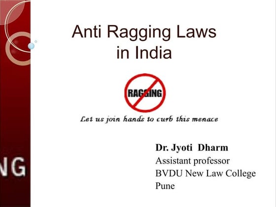 Introduction of Ragging & Anti Ragging.pptx