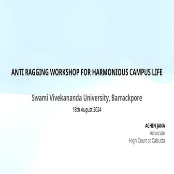 Anti Raging Lecture for the students of universities and colleges.pptx