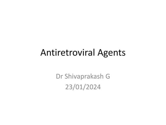 Dolutegravir Overview of an ARV medication.pptx | Medical Health