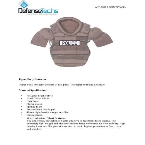 Anti riot appareal | PDF