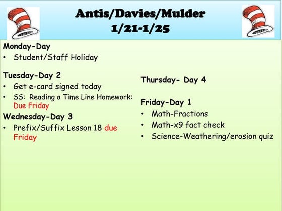 Homework Powerpoint | PPTX