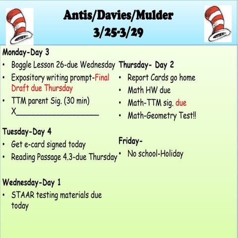 Homework Powerpoint | PPTX