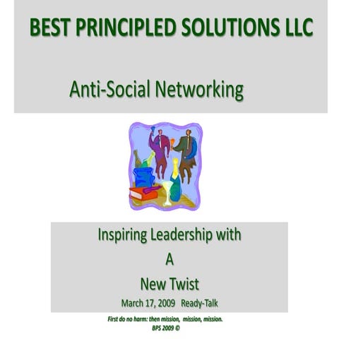 Anti Social Networking | PPT