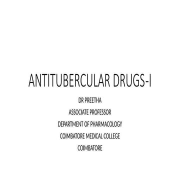 Pharmacology of antitubercular drugs part 1.pptx