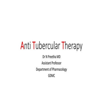 Anti Tubercular Therapy.pptx