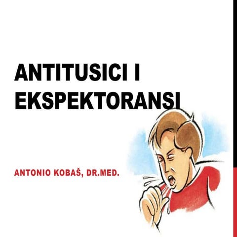 Antitusici i ekspektoransi | PPSX