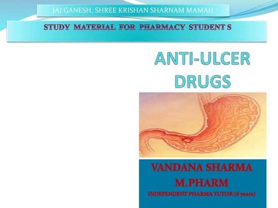 Anti ulcer drugs classification | PPT