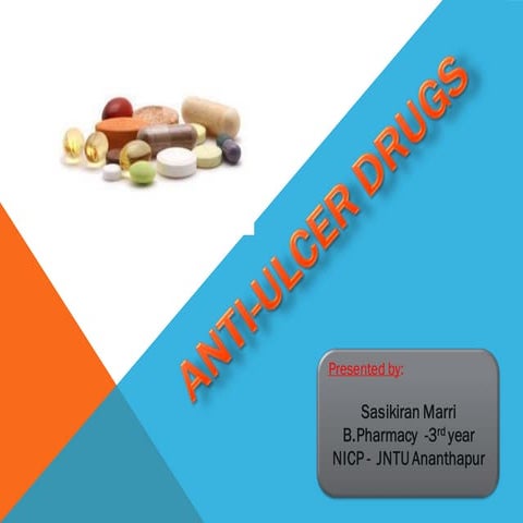 Antiulcer Drugs | PDF | Digestive Disorders | Diseases and Conditions