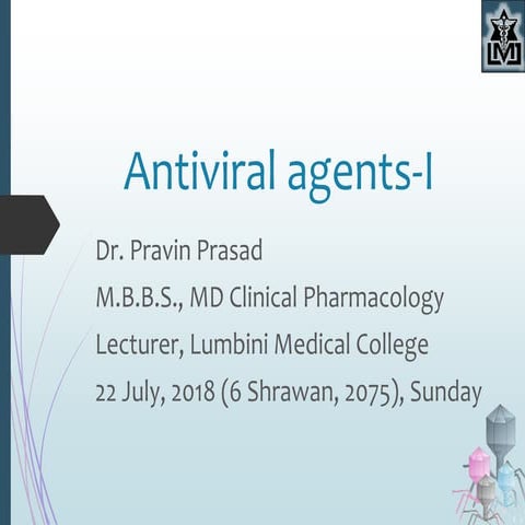 Antiviral agents-1 | PPTX