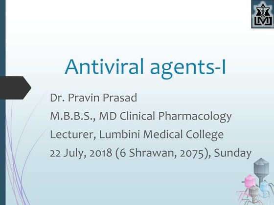 Anti Viral Drugs in Ophthalmology | PPT