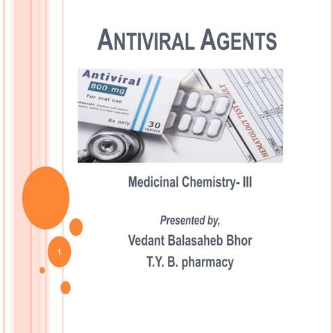Antiviral agents | PPTX | Infectious Diseases | Diseases and Conditions