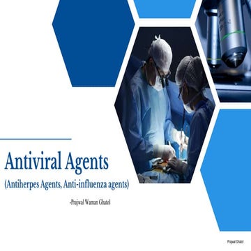 antiviral agents (Antiherpes Agents, Anti-influenza agents) .pptx