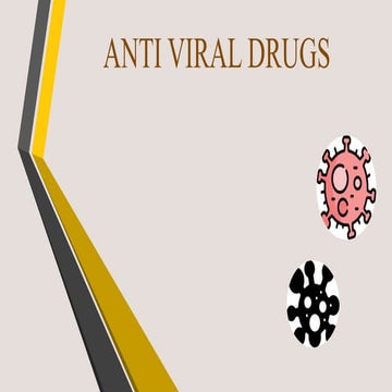 Anti viral drug pharmacology classification | PDF