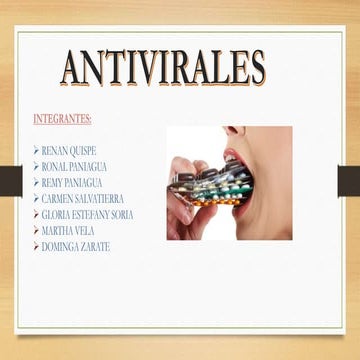 Antivirales | PPTX