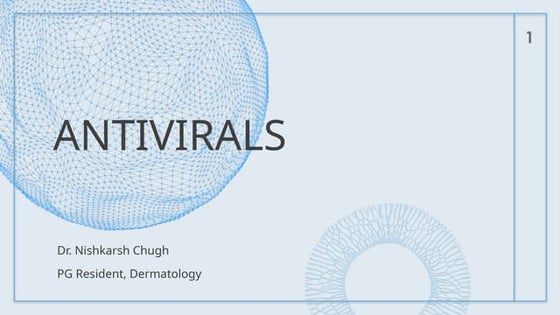 Anti Viral Drugs in Ophthalmology | PPT