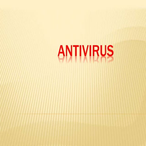 Instalacion de antivirus | PPTX