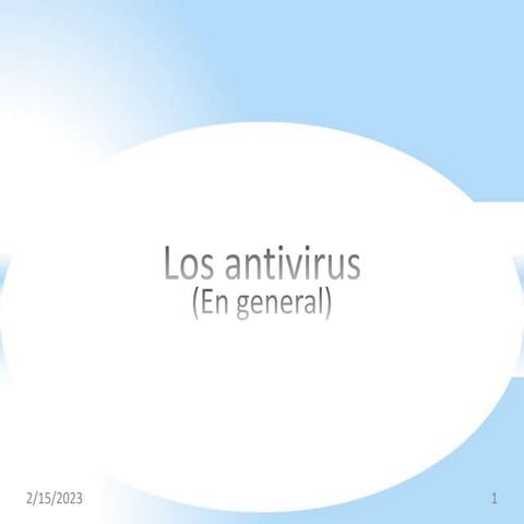 Tipos de Antivirus | PPTX