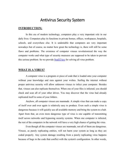 Computer Virus powerpoint presentation | PPTX