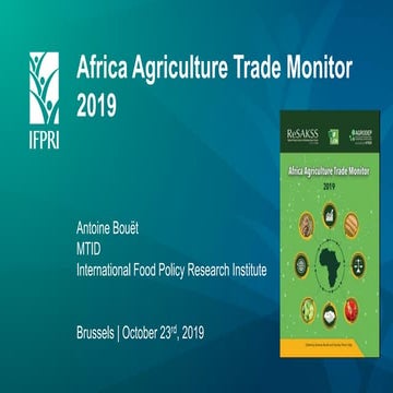 Agri 2312 chapter 16 agriculture and international trade | PPT