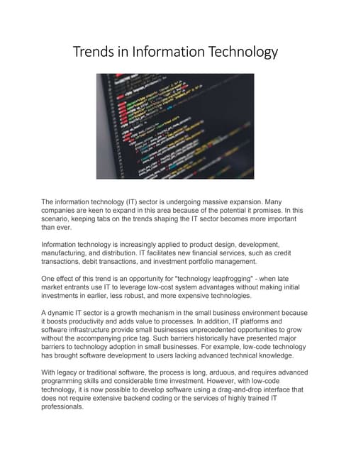 Antoine Chaya presentations