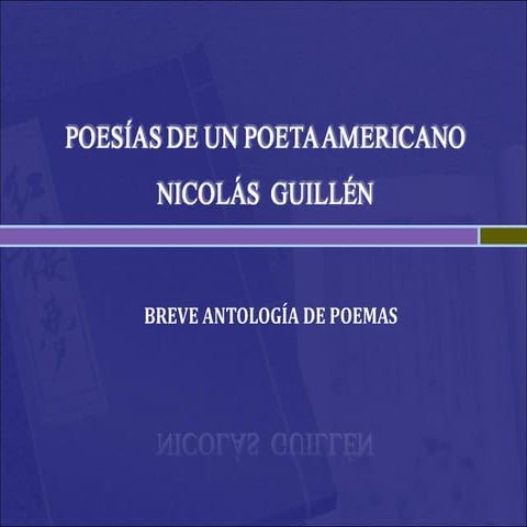 nicolas guillen | PPT