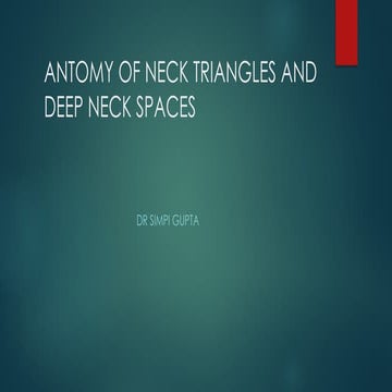 ANTOMY OF NECK TRIANGLES AND DEEP NECK SPACES.pptx