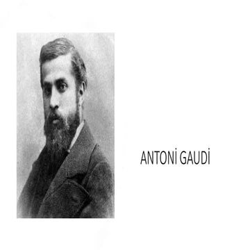 Antonİ Gaudi | PPT