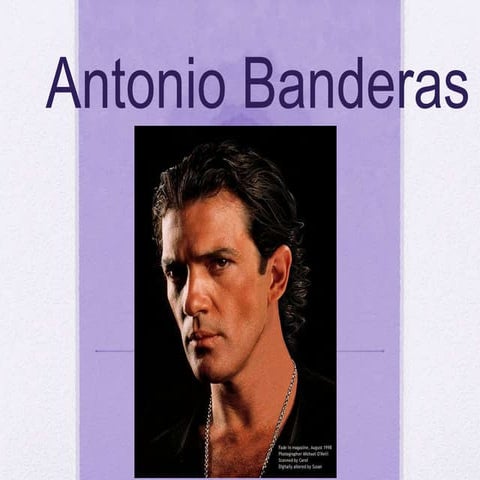 INTERVIEW WITH ANTONIO BANDERAS | PPTX