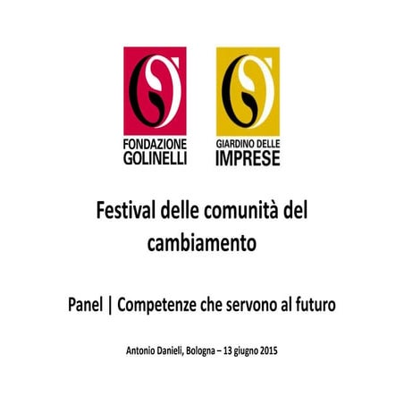 Opificio Golinelli | PDF