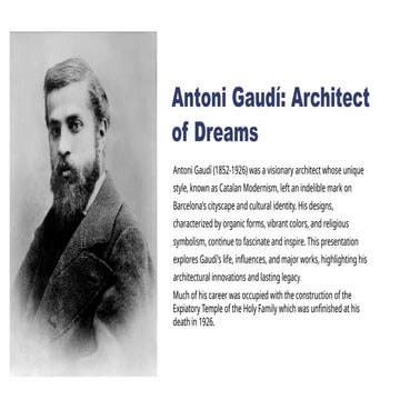 Presentation on ANTONIO GAUDI GROUP 4.pptx