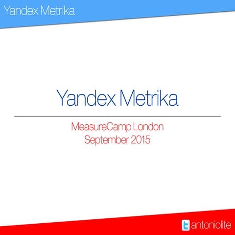 Yandex Metrika | PDF
