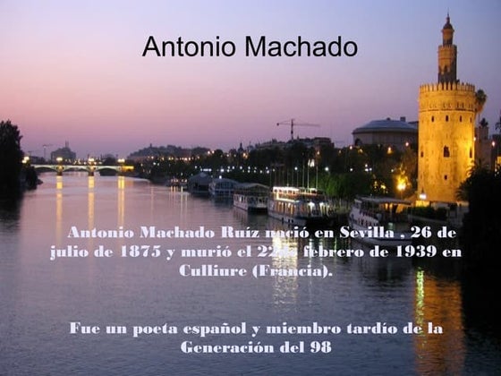 Biografia de antonio machado | PDF