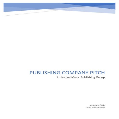 Pitch Example | PDF