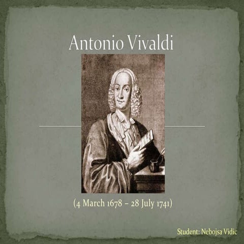 Antonio vivaldi | PPT