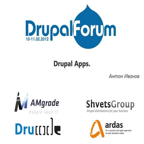Drupal Apps. | PPT