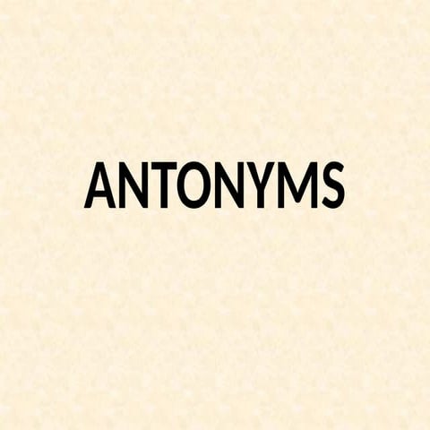 Comprehensive Guide to Common English Antonyms for Vocabulary Building ...