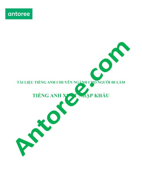 Hệ thống tài khoản kế toán bằng tiếng anh | DOCX